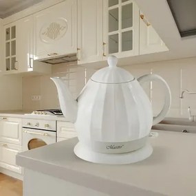 Maestro MR070 bílá / Rychlovarná konvice / 1200 W / 1,2 l / keramická