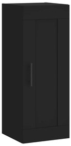 vidaXL Nástěnná skříňka černá 34,5 x 34 x 90 cm kompozitní dřevo