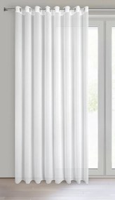 ZÁCLONA NA KROUŽCÍCH TIRSA 300 CM X 250 CM CM BÍLÁ