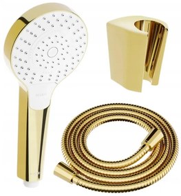 Mexen příslušenství - ruční sprchový set Oval R-05, 3-funkce, zlatá, 785056052-50