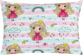 Bellatex Polštářek VIOLA 40x60 cm Princezna s duhou