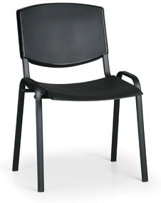 Konferenční židle Design - černé nohy, černá