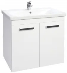 Krajcar KB Balance koupelnová skříňka s umyvadlem 80 x 65 x 45.5 cm bílá KBK80 Koupelny Bernold