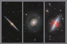 Kolekce galaxií D - 60x90 - plátno