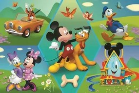 Trefl Junior - Puzzle - Puzzle Super Shape XXL Mickey Mouse: Zábava /