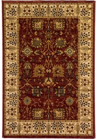 ORIENTAL WEAVERS Kusový koberec PRAGUE 636/IB2R BARVA: Červená, ROZMĚR: 133x190 cm