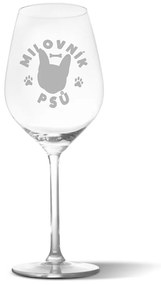 Sablio Sklenička na víno Milovník psů: 49 cl
