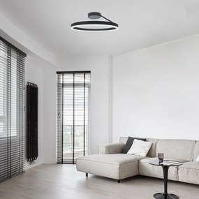 Rabalux Černé stropní LED svítidlo Isaure 400mm 24W CCT 71302