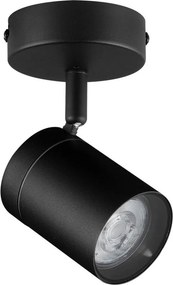 Matně černé kovové bodové svítidlo s ohybatelnou konstrukcí 12x8 cm Alma – Nova Luce