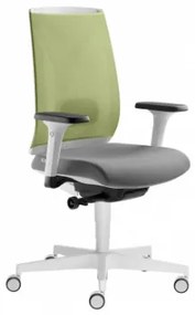LD seating Kancelářská židle LEAF 504-SYA bez područek Mechanika bez posuvu sedáku Hlavová opěrka bez hlavové opěrky LÁTKY 1 / FLORIDA, ERA 2021 SÍŤOVINY RAY