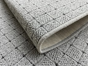 Vopi koberce Kusový koberec Udinese šedý kruh - 80x80 (průměr) kruh cm