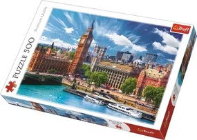 Trefl - Puzzle - Slunečný den v Londýně / 500 dílků / 48 x 34 cm / věk
