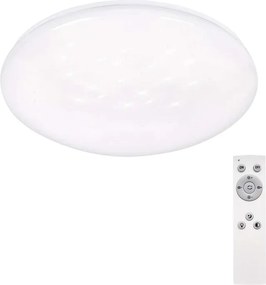 LED stropní světlo s dálkovým ovládáním Star - průměr 37 cm, bílá