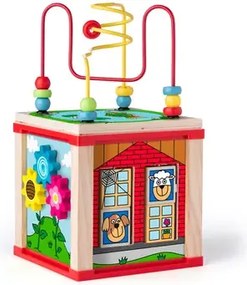 Woody Didaktická kostka malá s magickými kolečky / od 3 let