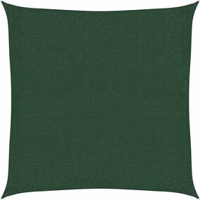 Stínící plachta 160 g/m² tmavě zelená 3,6 x 3,6 m HDPE 311440