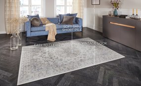 ELLE Decoration, Kusový koberec Imagination 104201 Light/Grey z kolekce Elle, 80x150, šedá, obývací pokoj