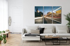 Vícedílný obraz Panoramatický Výhled Na Ulice Berlína Nedostatek Nedostatek Přírodní plátno 150x100