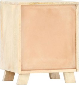 Noční stolek 40 x 30 x 50 cm masivní mangovníkové dřevo 282867