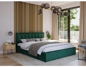 Čalouněná postel MOON rozměr 90x200 cm Krémová
