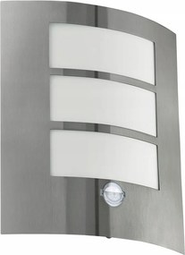 Nástěnná lampa s čidlem City 88142 Eglo