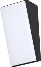 NV 9270015 Venkovní nástěnné svítidlo KEEN černý hliník akrylový difuzor LED 12W 3000K 220-240V 108st. IP65 - NOVA LUCE