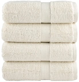 Prémiové mycí ručníky SOLUND 4 ks krémové 30x30 cm 600 g/m² 137468