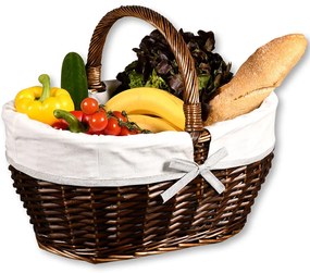 Košík na ovoce Basket Dark, 45x34x37 cm