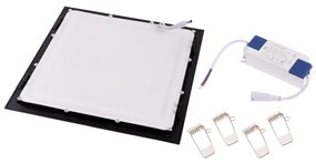 T-LED 102119 BSN24 LED panel 24W černý čtverec