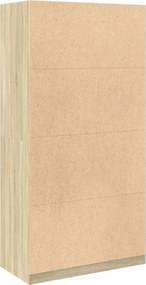 Šatní skříň dub sonoma 100 x 50 x 200 cm dřevotříska 3307731