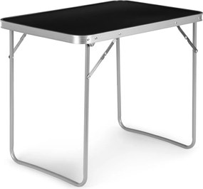 Skládací turistický stůl Veloca 80x60 cm černý