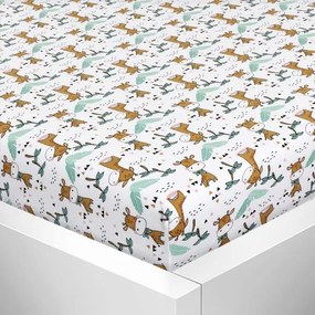 Bellatex dětské prostěradlo jersey s elastanem Žirafa