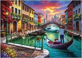 ANATOLIAN Puzzle Černá gondola XL / 700 dílků / od 12 let
