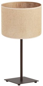 Stolní lampa Juta, 1x jutové stínítko, (výběr ze 2 barev konstrukce), n