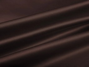 Biante Saténový běhoun na stůl polyesterový Satén LUX-L042 Čokoládově hnědý 45x120 cm