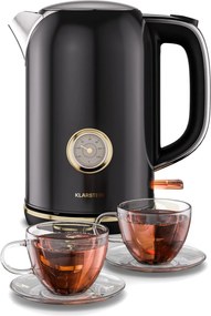 Klarstein Victoria rychlovarná konvice | 1,7 l | 2200 W | 360° otočný stojan | Nadčasový design