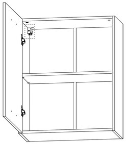 Kuchyňská linka LANGEN ap | 330x210 cm | PUSH OPEN | artisan