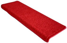 Vopi Nášlapy na schody Eton červený obdélník, samolepící - 24x65 obdélník (rozměr včetně ohybu)