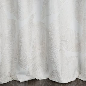ZATEMŇOVACÍ ZÁVĚS NA KROUŽCÍCH LIMITED COLLECTION LUNA2 140X250 CM BÍLÁ