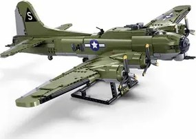 Sluban Model Bricks M38-B1367 Americký bombardér B-17G v měřítku 1:44