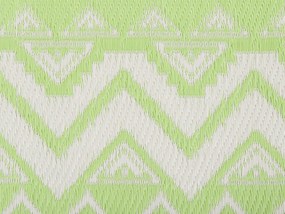 Venkovní koberec 120 x 180 cm zelený NAGPUR Beliani
