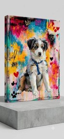 Street Art portrét mazlíčka z fotky | Srdcem darované