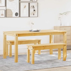 Jídelní set 3 kusů PANAMA Borovicový masiv 3345173