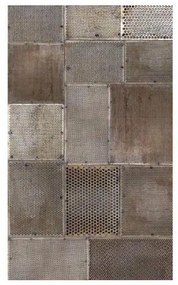 DIMEX | Vliesová fototapeta na zeď Starý kov MS-2-0182  | 150 x 250 cm | hnědá, šedá