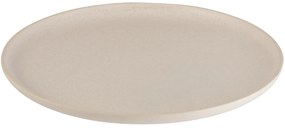 OnaDnes -20% Béžový keramický talíř J-line Moor 33 cm