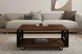 Designový konferenční stolek Kabira 98 cm ořech