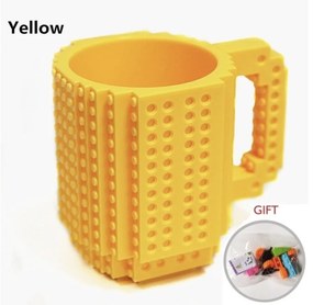Stavebnicový hrnek LEGO Barevná varianta: Žlutá