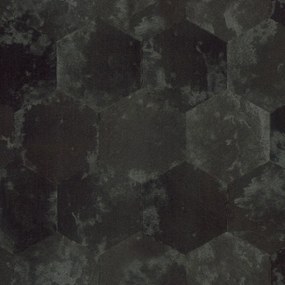 Luxusní tapeta na zeď černé hexagony Z80001 Philipp Plein