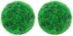 Umělé buxus koule 2 ks 22 cm 315478
