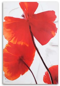 Gario Obraz na plátně Červené máky na světlém pozadí Rozměry: 40 x 60 cm