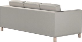 Potah na pohovku IKEA  Karlanda 3-místná nerozkládací, krátký barva šedá látka pletený vzor